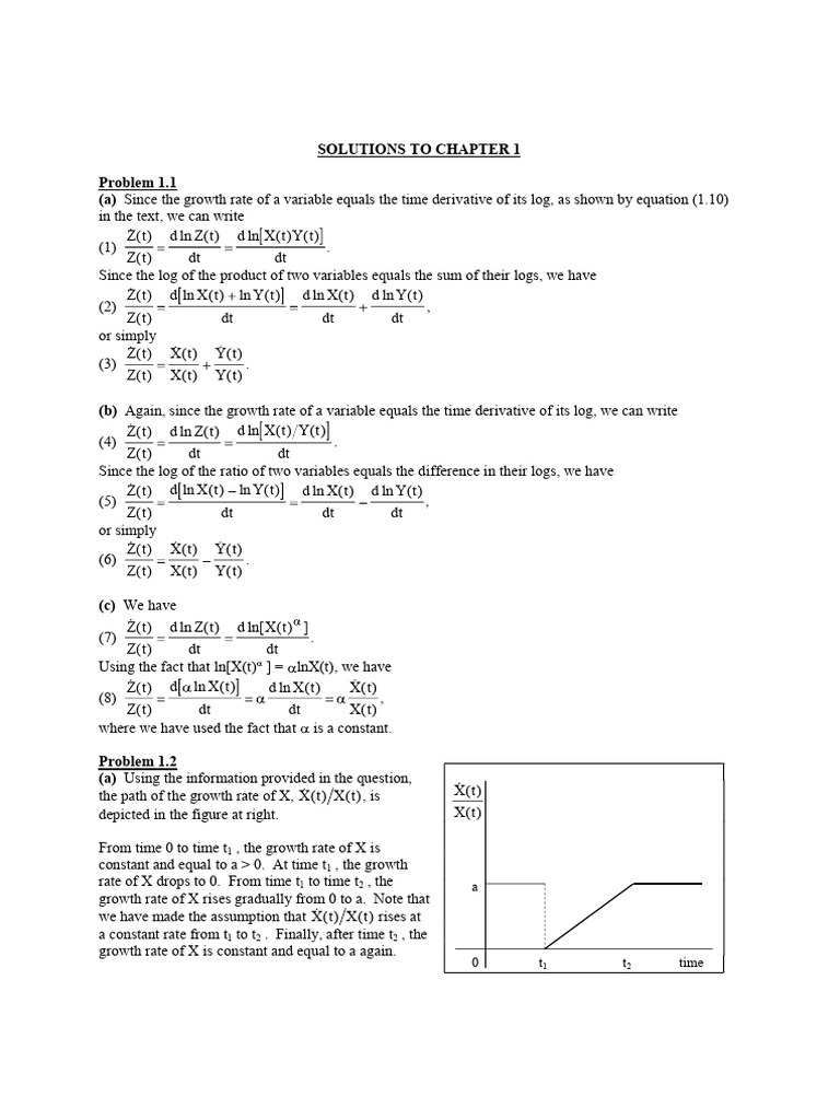 4ed - ch01 - Solutions - PDF - Exercicios Romer Macroeconomia 2024-1 ...