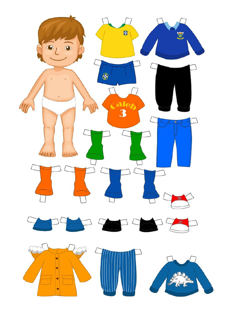 Paper dolls boy girl | PDF