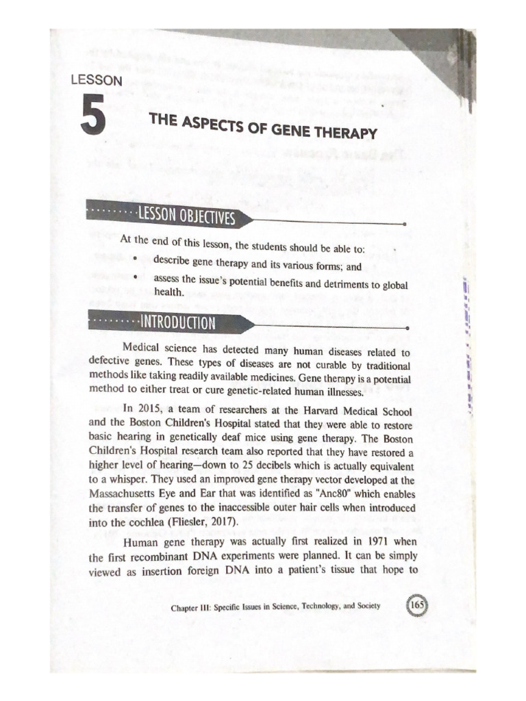 Chapter 15 - Gene Therapy | PDF
