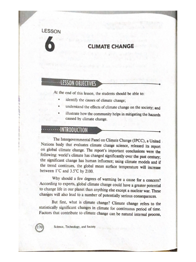 Chapter 16 - Climate Change | PDF