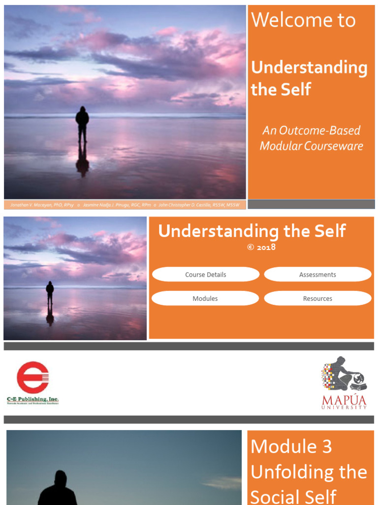 Module 3. Unfolding The Social Self | PDF | Identity (Social Science) | Individualism