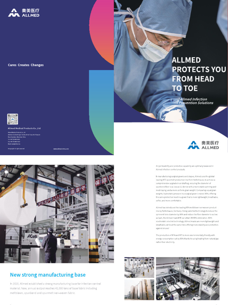 Allmed Infection Prevention Solutions Brochure | PDF