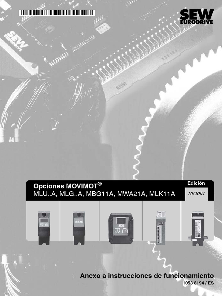 Movimot Options MLU - A MLG - A MBG11A MWA21A MLK11A Español | PDF