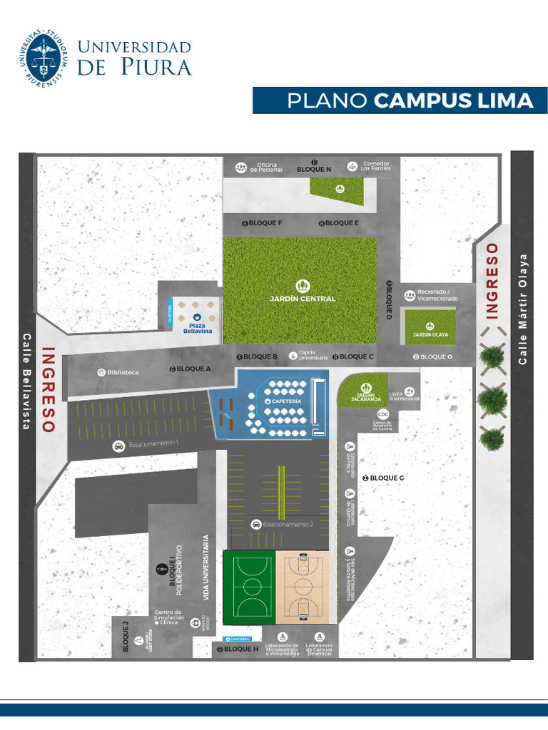 Croquis Del Campus para Trabajadores UDEP | PDF | Science