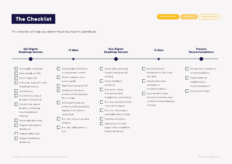 2.4. Paid Discovery Method Checklist | PDF