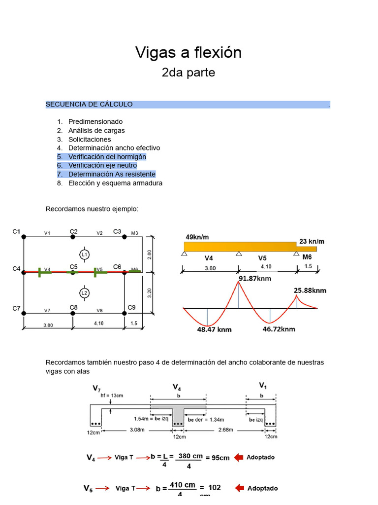 9 Vigas parte 2 | Descargar gratis PDF | Viga (Estructura) | Braguero