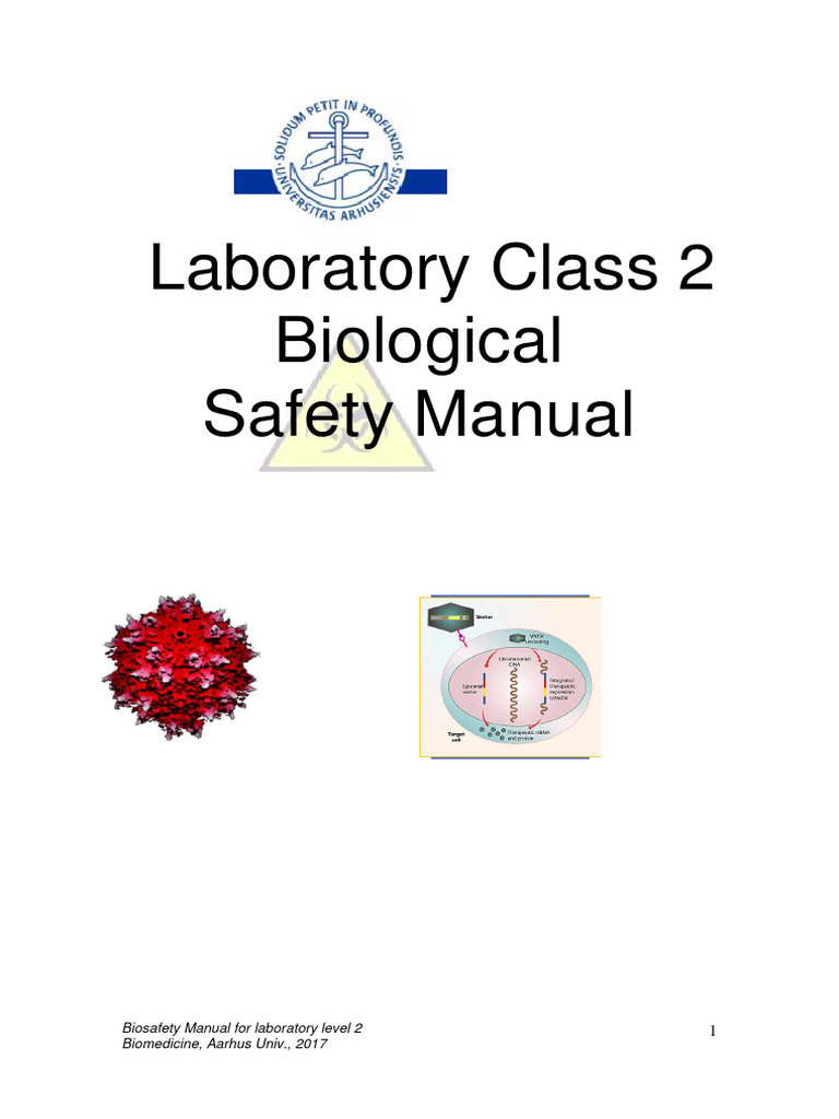 Laboratory Class 2 Biological Safety Manual | PDF | Personal Protective ...