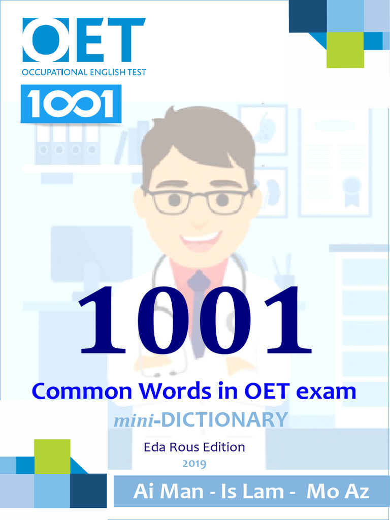 OET Exam Vocabulary Mini-Dictionary | PDF