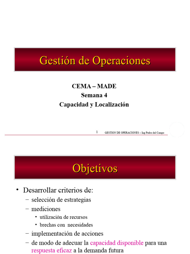 GO MADE Sem4 CapLoc | PDF | Business | Economías de escala