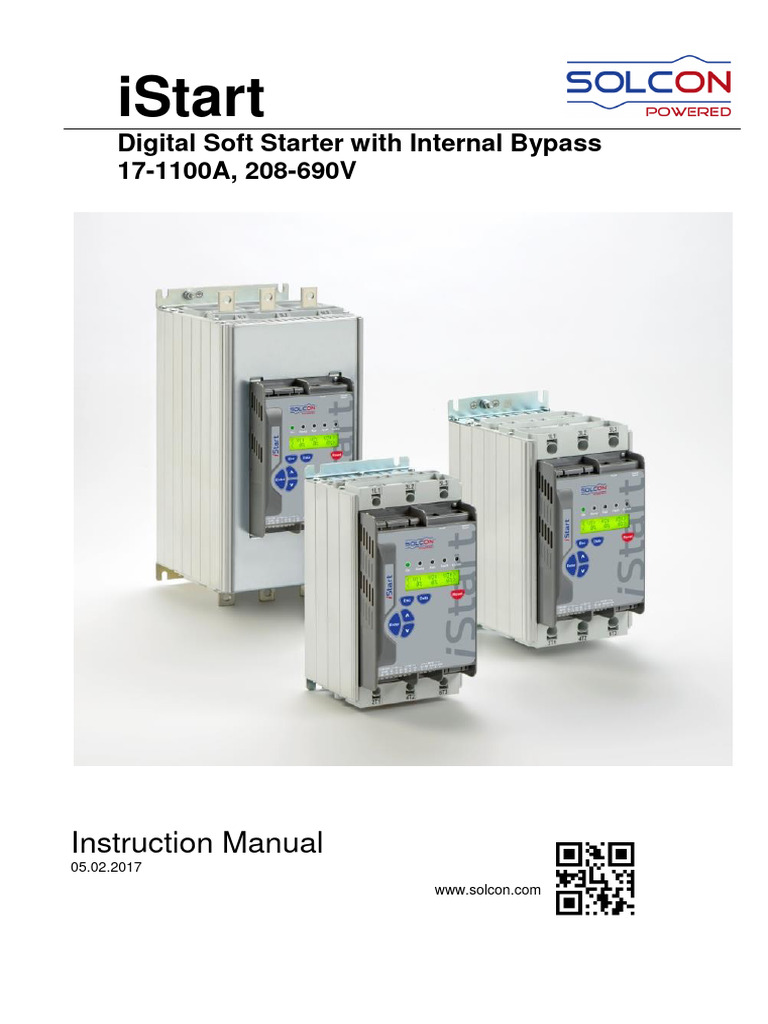 Solcon - Istart Digital Soft Starter With Internal Bypass | PDF | Mains ...