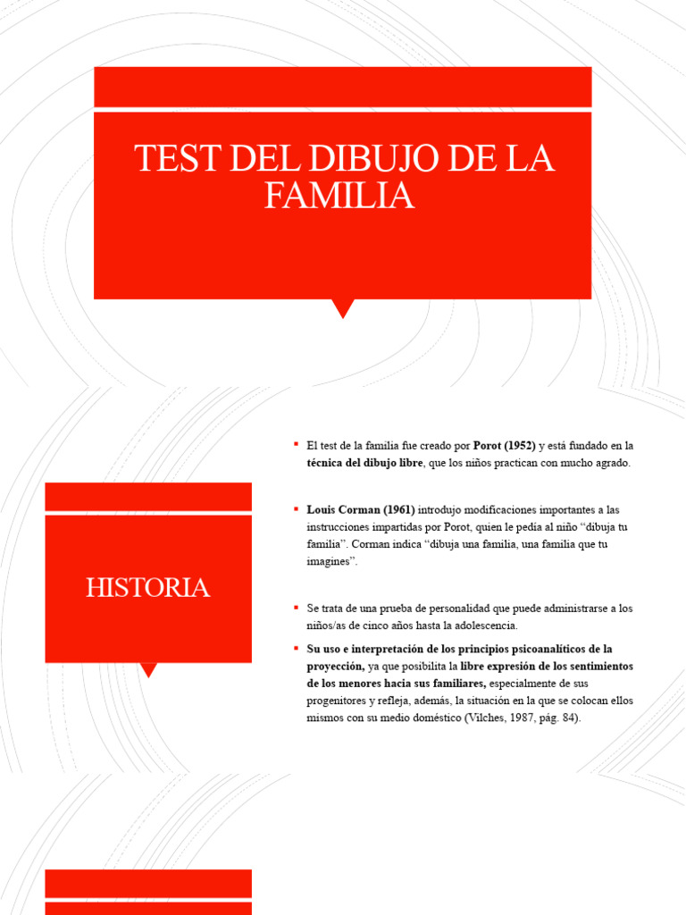 Test de La Familia | PDF | Ciencias del comportamiento | Sicología