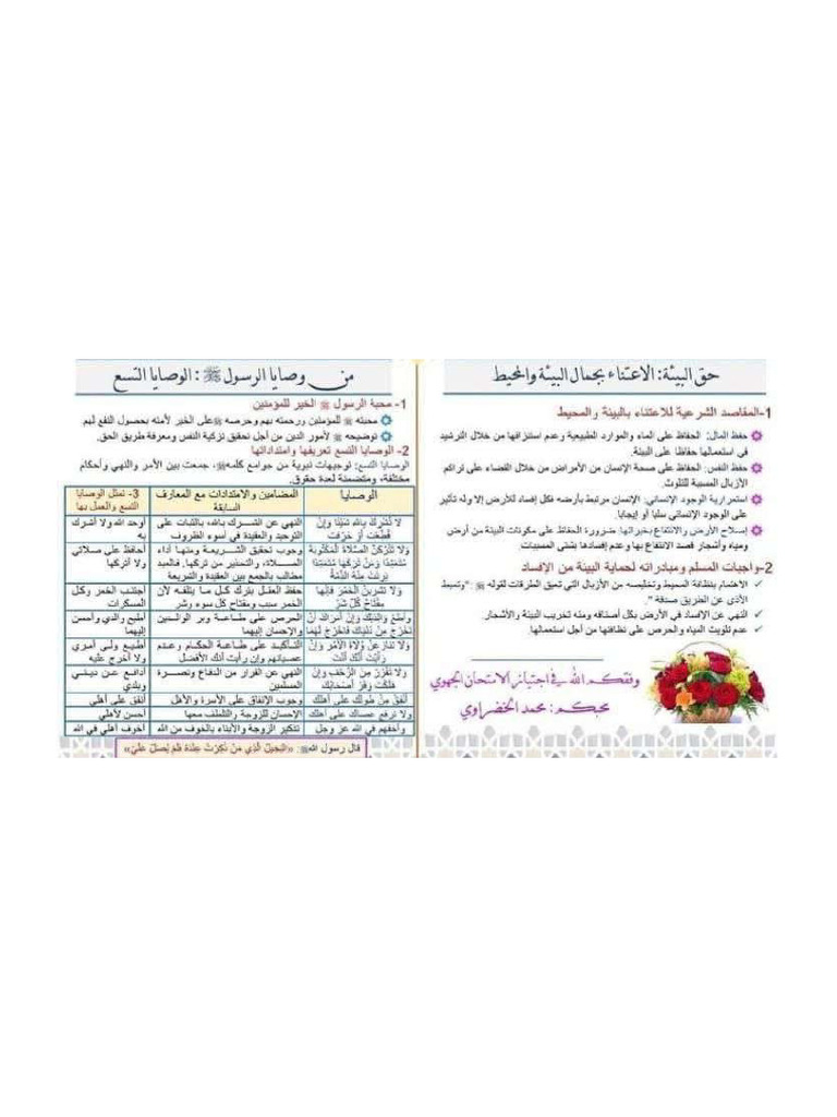 Résumé Islamique 3ac | PDF