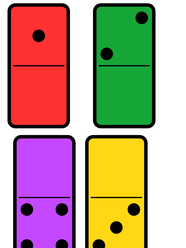Dominoes Number Flashcards | PDF
