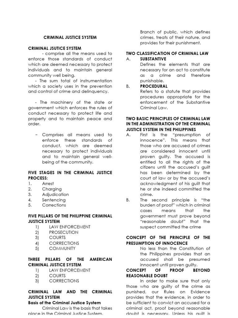 Criminal Justice System | PDF | Prosecutor | Probation