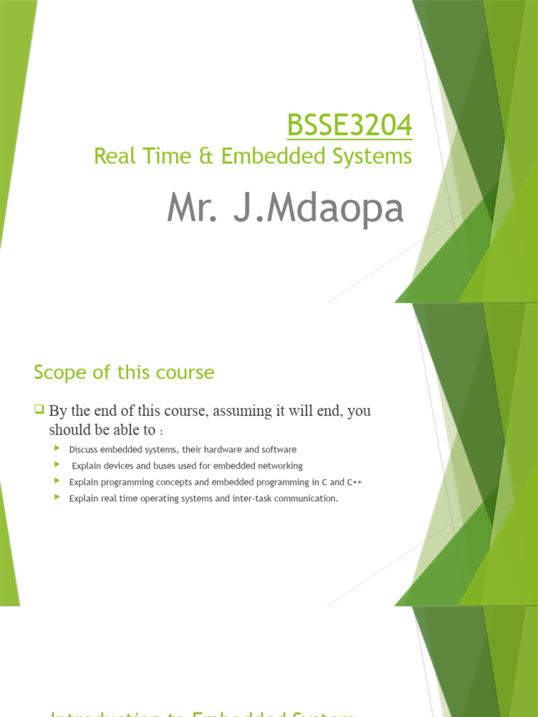 BSSE320 | PDF | Embedded System | Central Processing Unit