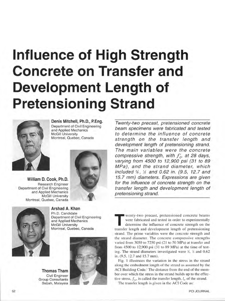 High Strength Concrete's Impact | PDF | Strength Of Materials | Concrete