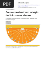 Plano de Aula Gnomon | PDF | Terra | Sol