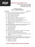 Specimen Exam Paper - CB2 - IFoA - 2019 - Final - 0 | PDF | Inflation ...