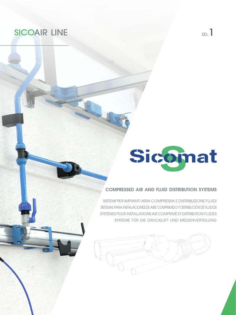 Sicoair Compressed Air Systems Catalog | PDF | Pipe (Fluid Conveyance ...