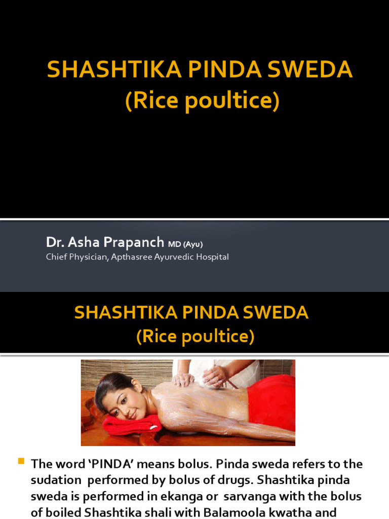 Shashtika Pinda Sweda Procedure Guide | PDF