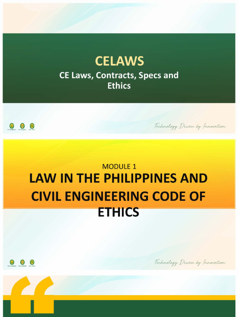 CE Law Module 1-2 | Download Free PDF | Constitution | Political Science