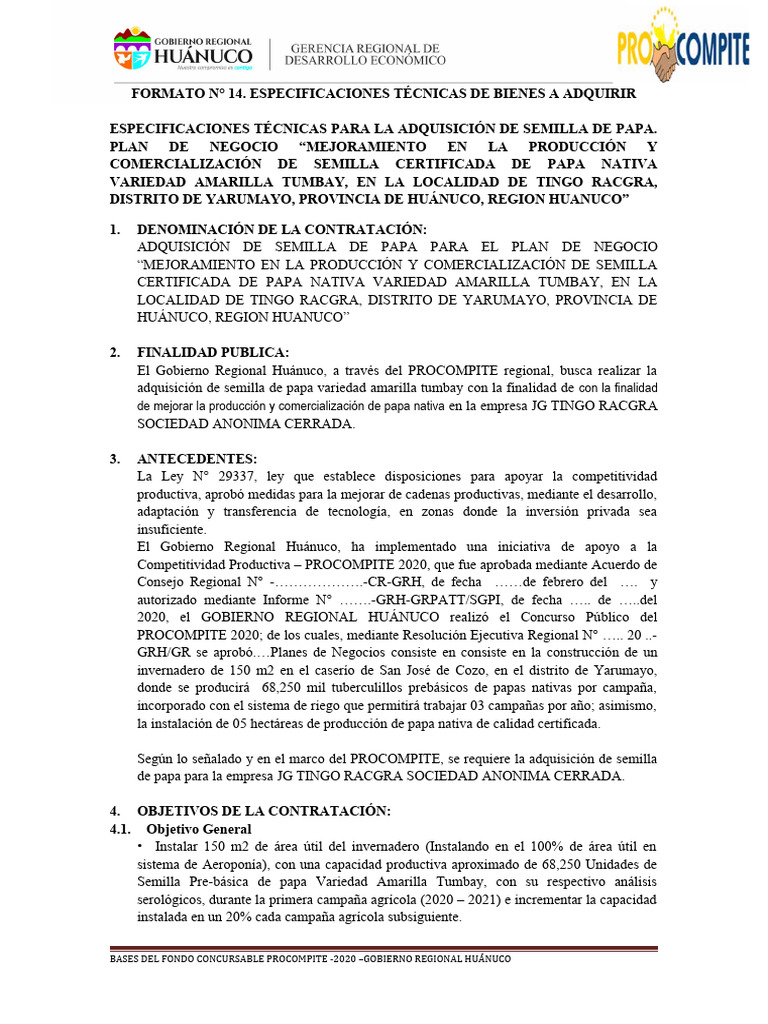 Ee TT de Semilla de Papa | PDF | Patata | Business