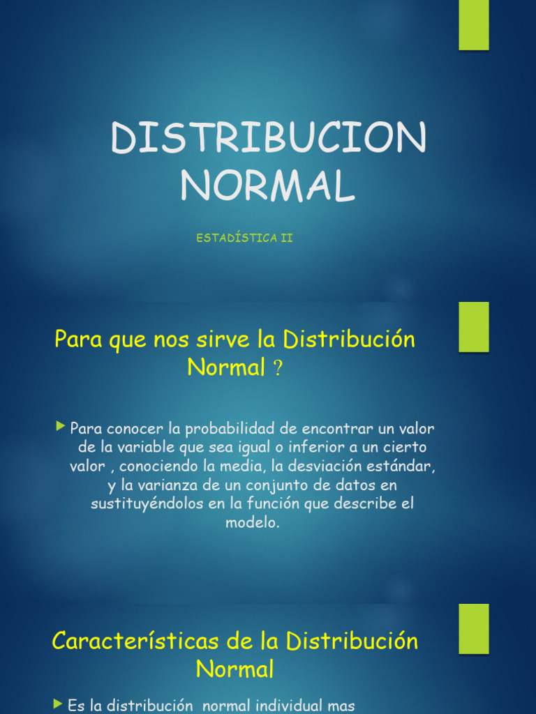 Distribucion Normal y Normal Estandar | PDF