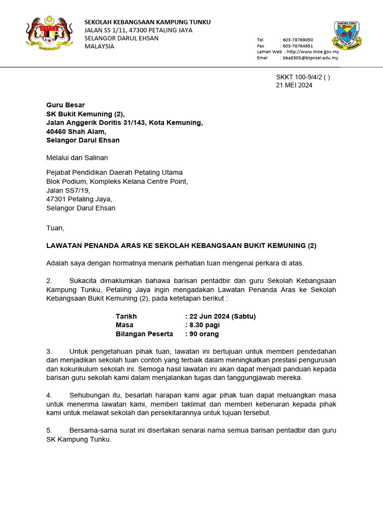 SURAT PENANDA ARAS | PDF