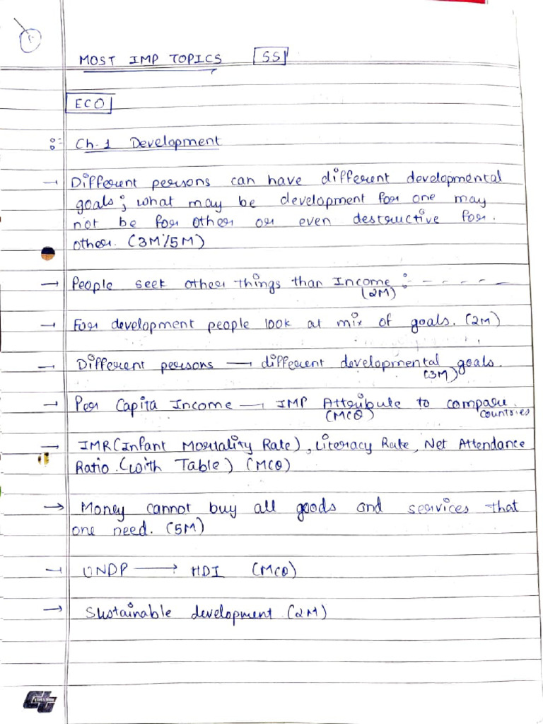 Civ and Eco IMP Topics | PDF