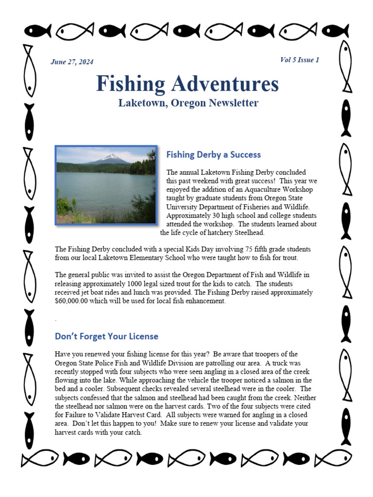 Fishing | PDF | Rainbow Trout | Salmon