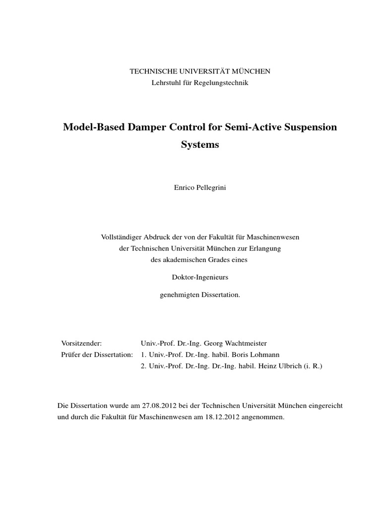 CDC Damper Control System Paper | PDF | Control Theory | Damping