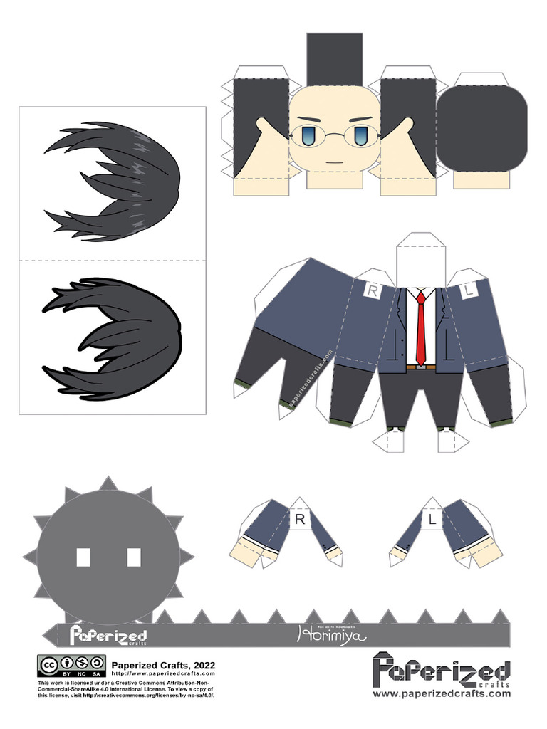 Horimiya - Izumi Miyamura Papercraft | PDF