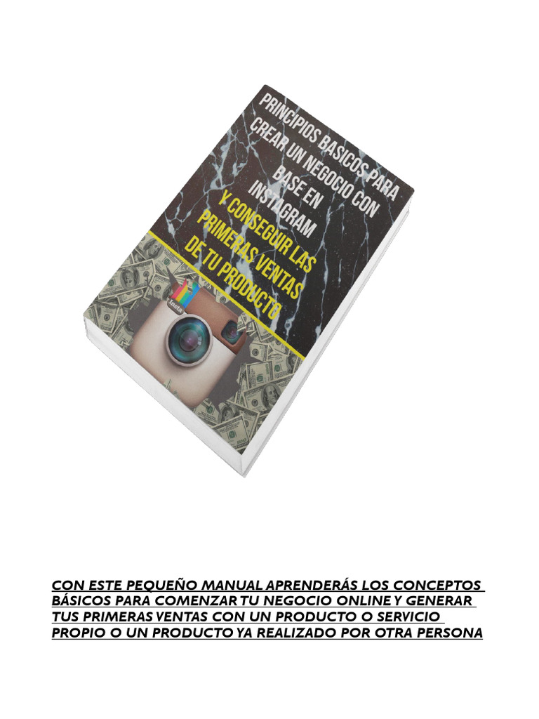 EBOOK PRIMERA VENTA EN INSTAGRAM 2021 + EXTRAS | PDF | Posicionamiento en buscadores | Youtube