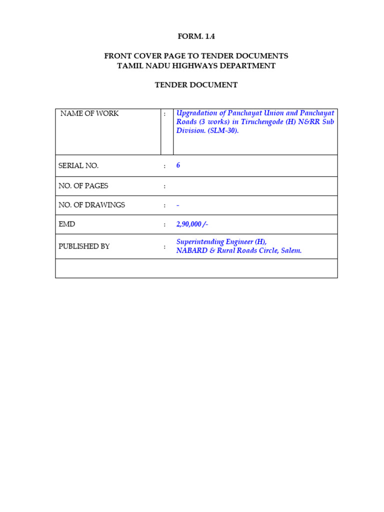 Bid SLM30 | PDF | Specification (Technical Standard) | Concrete