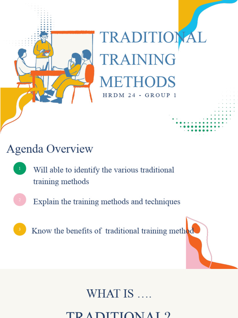 TRADITIONAL TRAINING METHODS | PDF | Learning | Behavioural Sciences