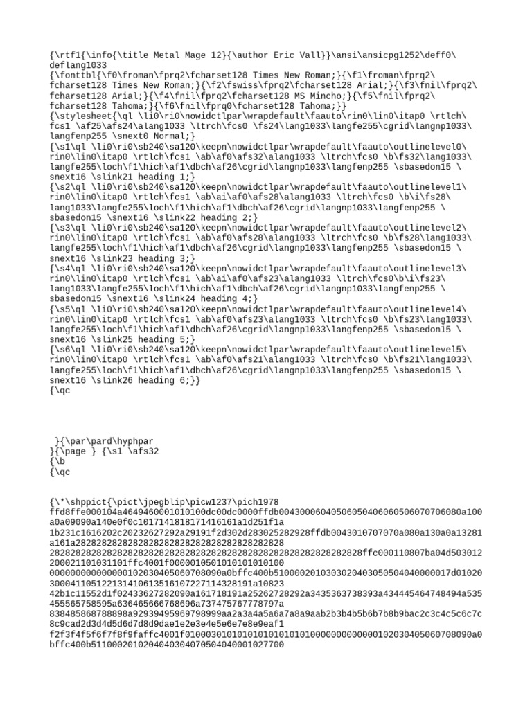 Metal Mage 12 - Eric Vall | PDF | Science & Mathematics