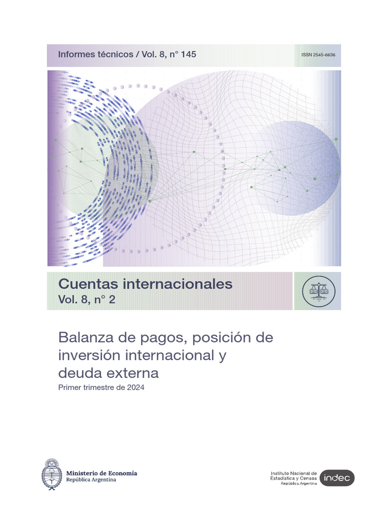 Balanza de Pagos, Posición de Inversión Internacional y Deuda Externa ...