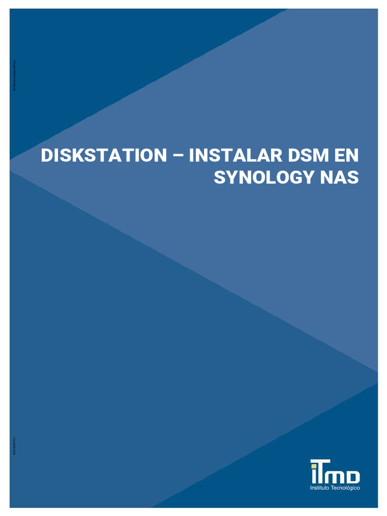 Diskstation - Instalar DSM en Synology Nas: Arquitectura de Ordenadores ...