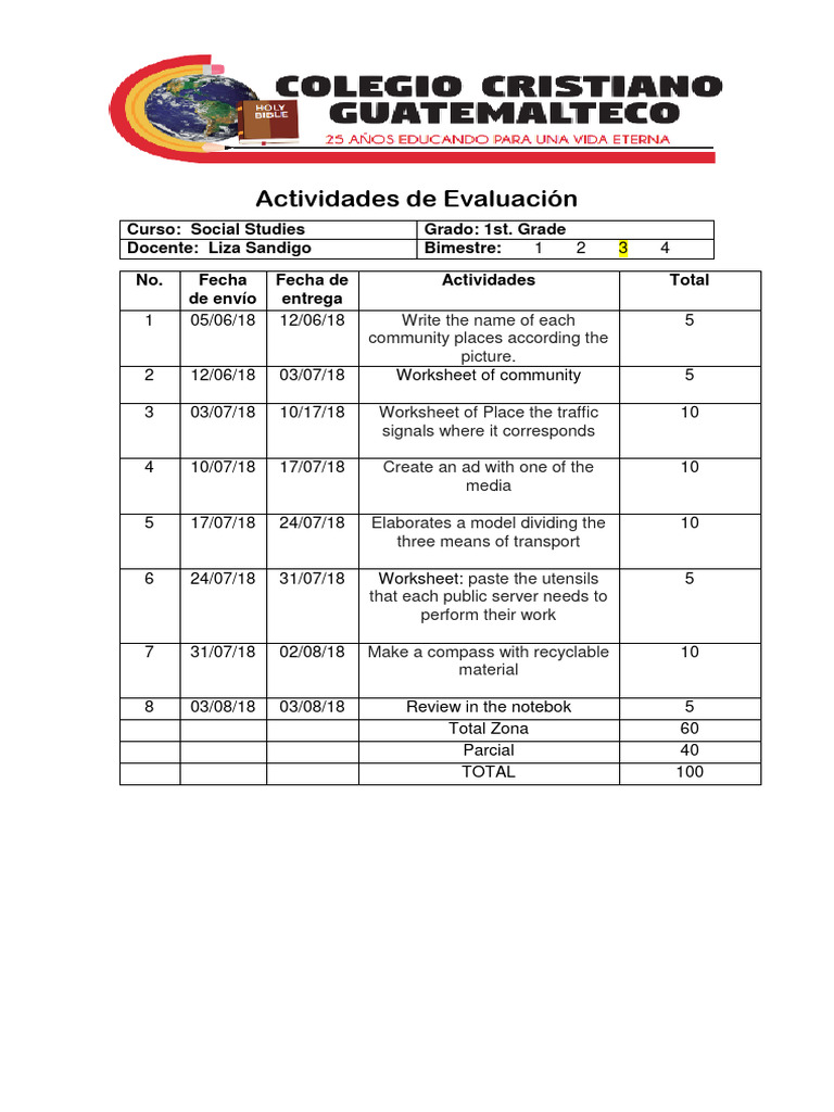 Social 1st Grade | PDF