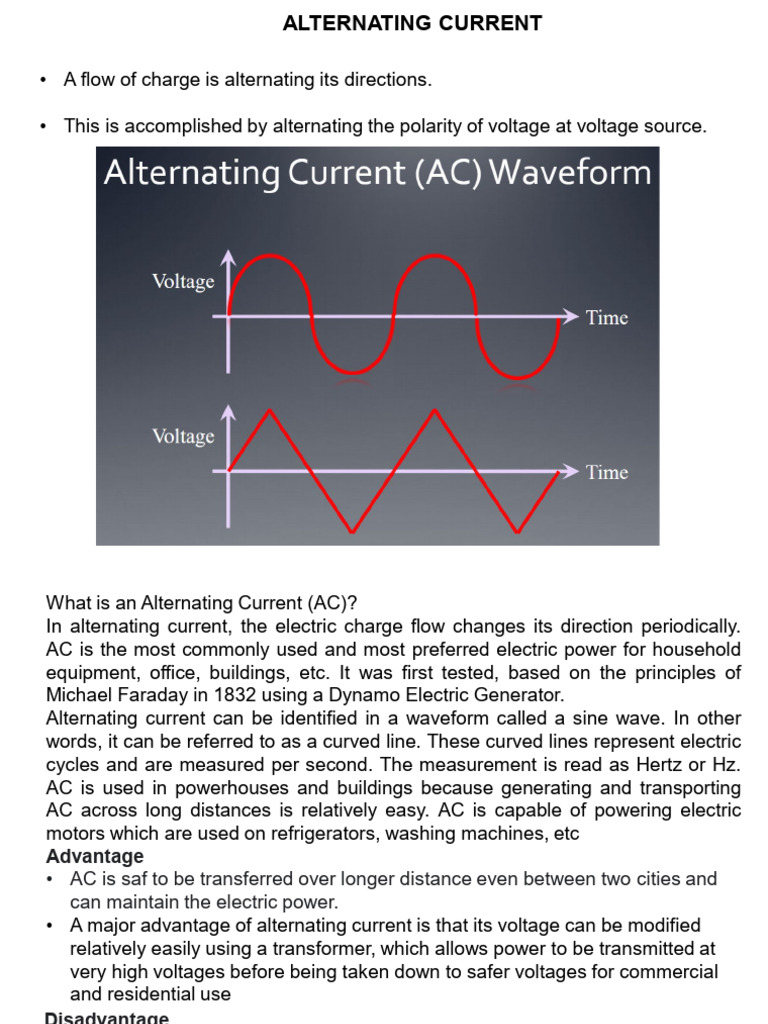 Ac DC | PDF | Direct Current | Alternating Current