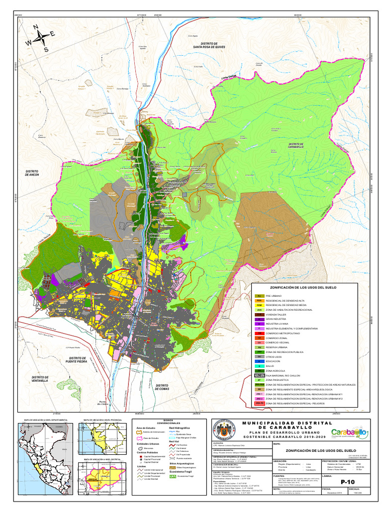 10 - Mapa Zonificacion de Los Usos de Suelo | PDF
