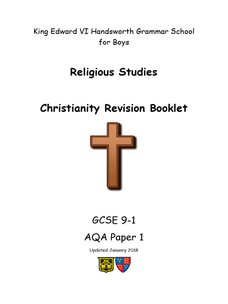 Christianity GCSE Revision Guide | PDF | Eucharist | Baptism
