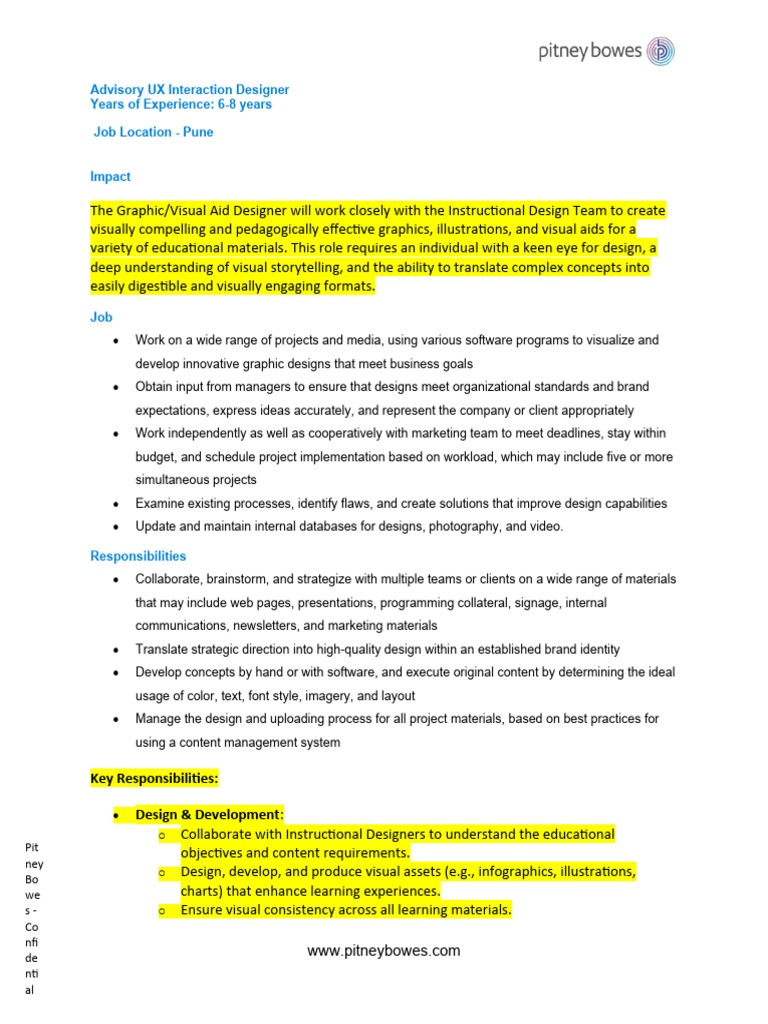 Sample JD Graphic Designer - Paola Edits | PDF | Graphic Design | Human Communication