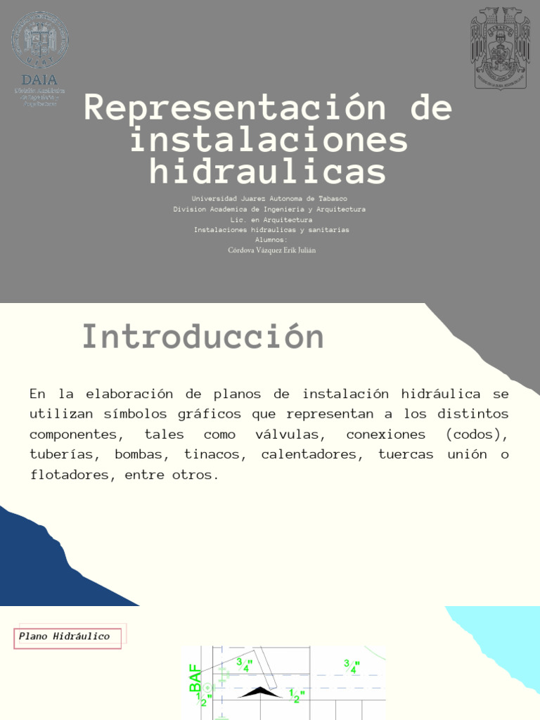 2 - Representación Instalaciones Sanitarias | PDF | Agua | Tubería (transporte de fluidos)