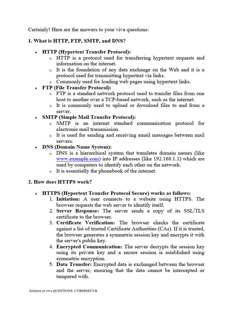 Solution of Css - Viva QUESTIONS | PDF | Http Cookie | Computer Network