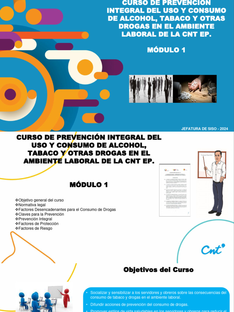 Curso de Prevencion de Consumo de Drogas en El Ambiente Laboral Modulo 1 | PDF | Drogas | La ...