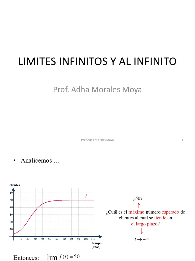 Limites Infinitos y Al Infinito | PDF | Objetos matemáticos | Análisis ...