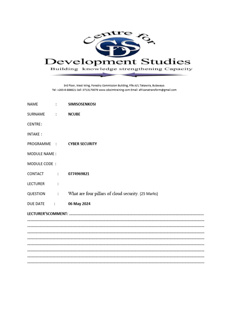 Cloud Security Essentials | PDF | Information Security | Security