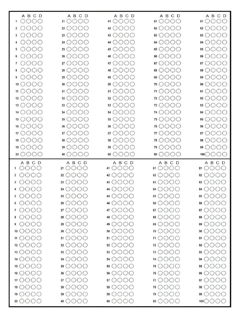 Omr Sheet | PDF