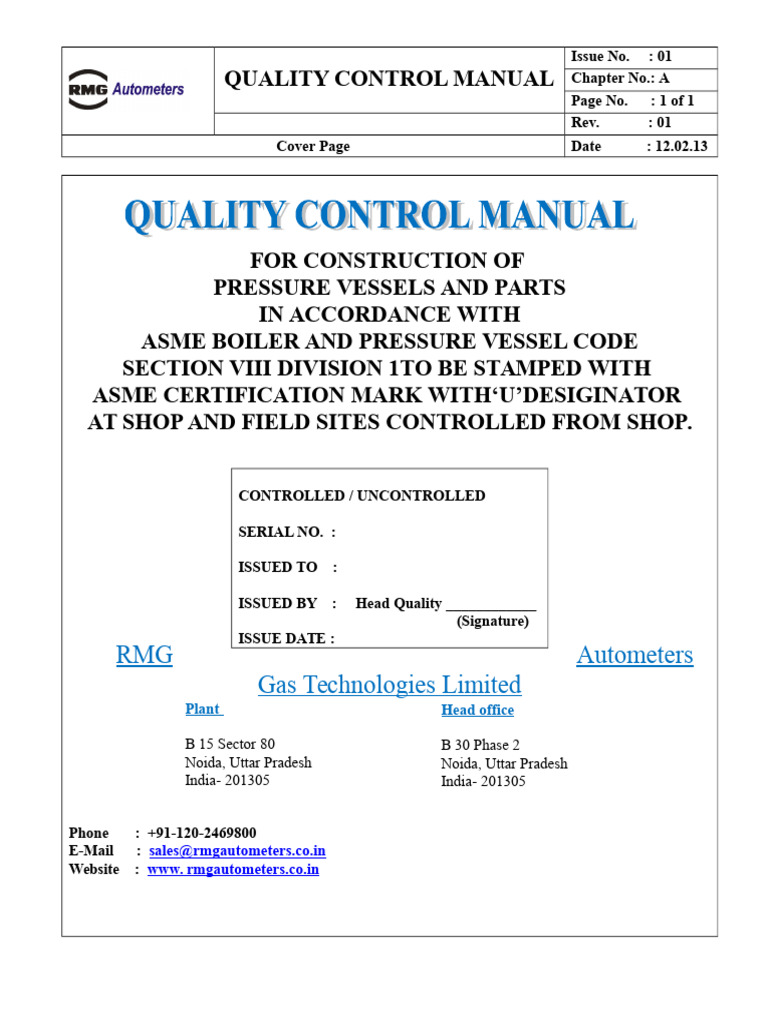 U Stamp Manual Compress | PDF | Nondestructive Testing | Specification ...